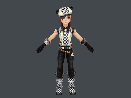 Cartoon juvenile OBJ model 3d Model obj | 82Models