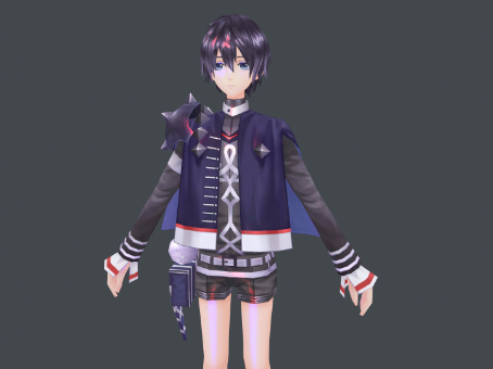 Cartoon juvenile OBJ model 3d Model obj | 82Models