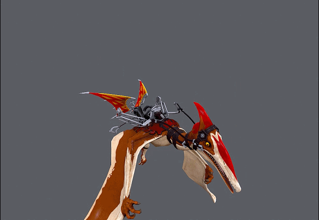 With animated pterodactyl 3d Model max | 82Models