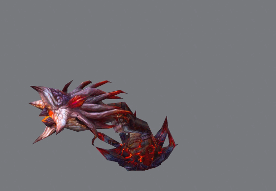 Hand-painted red inflammation worm 3d Model max | 82Models