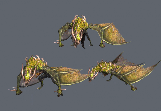 Hand-painted dragon [13 animation] magic dragon 3d Model max | 82Models
