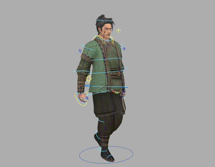 adv Bound Martial Arts Male Master Xianxia Swordsman 3d Model fbx ma/mb ...
