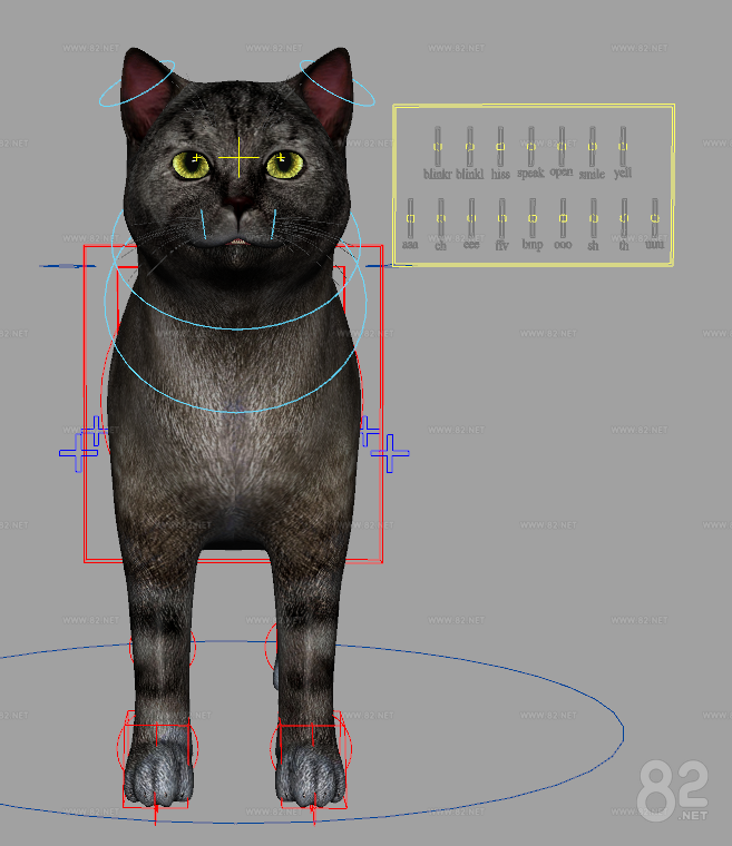 maya expression binding 2 sets of skins 3d Model ma/mb | 82Models