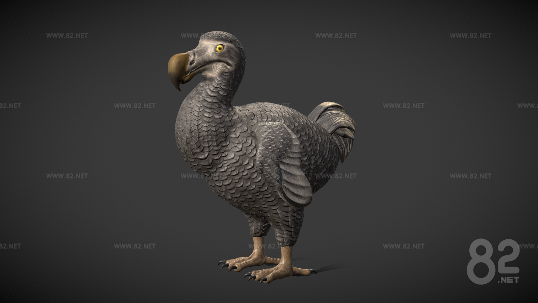Dodo Pigeon-Shaped 3d Model fbx max ma/mb obj | 82Models