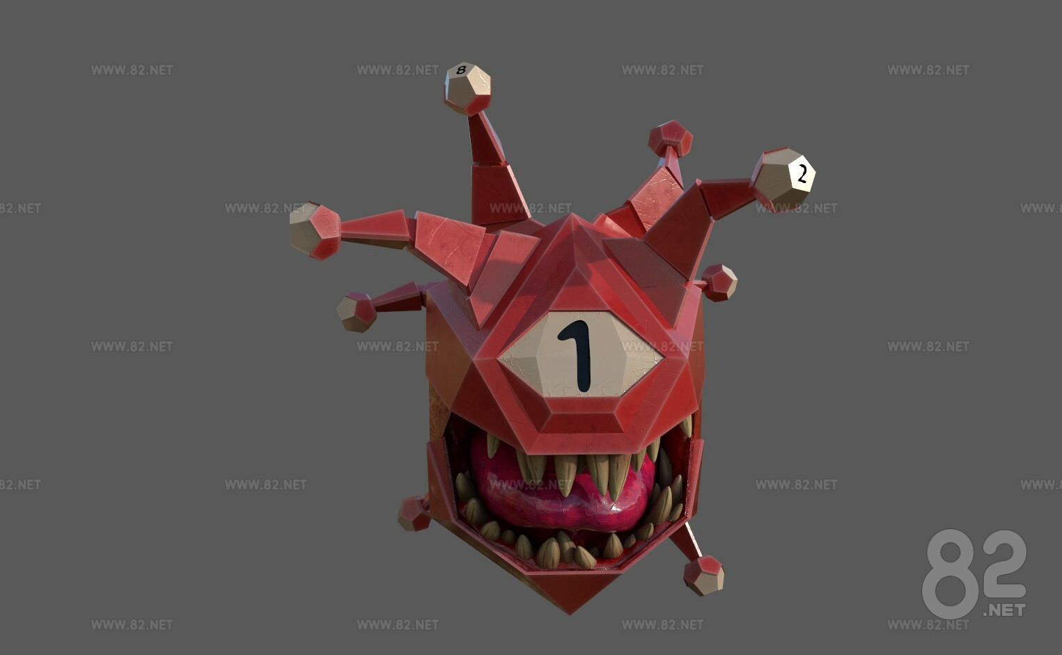 Dice-Sub Theme Eye Demon 3d Model max | 82Models
