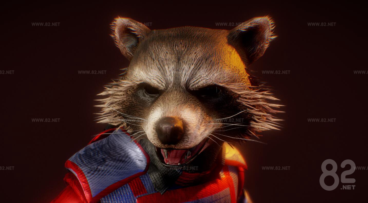 Rocket Raccoon Fantasy Figure 3d Model blend | 82Models
