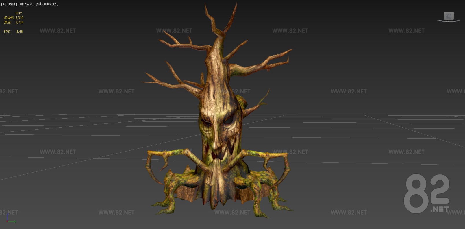 Tree Demon Tree Man (small size) Xianxia Style 3d Model fbx | 82Models
