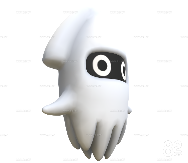 Cuttlefish Monster Cartoon 3d Model fbx | 82Models