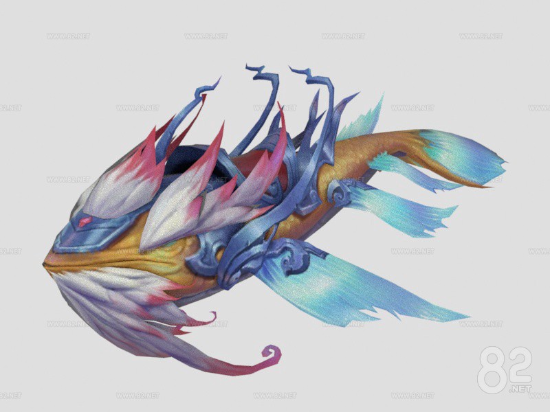 Underwater Magic Beast Mount God Beast 3d Model fbx | 82Models