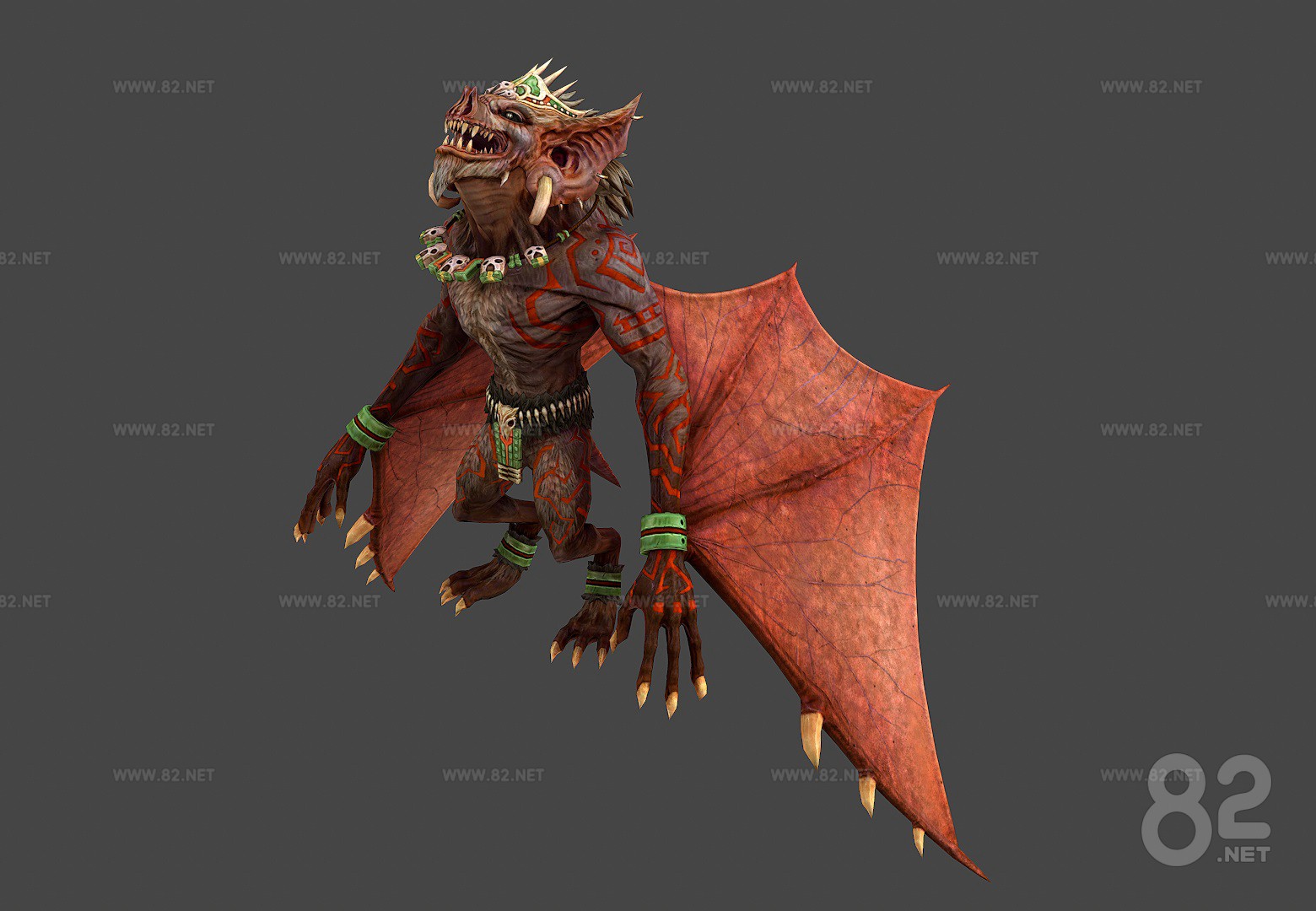 Maya Bat Gods 3d Model fbx max | 82Models