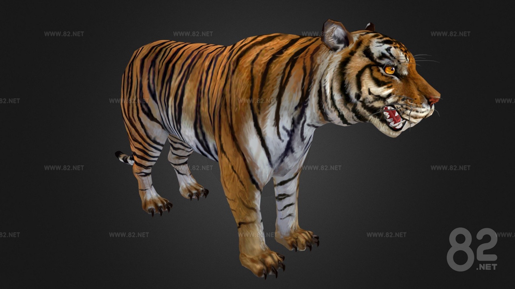 Realistic Tiger Model of Sub-era 3d Model max | 82Models