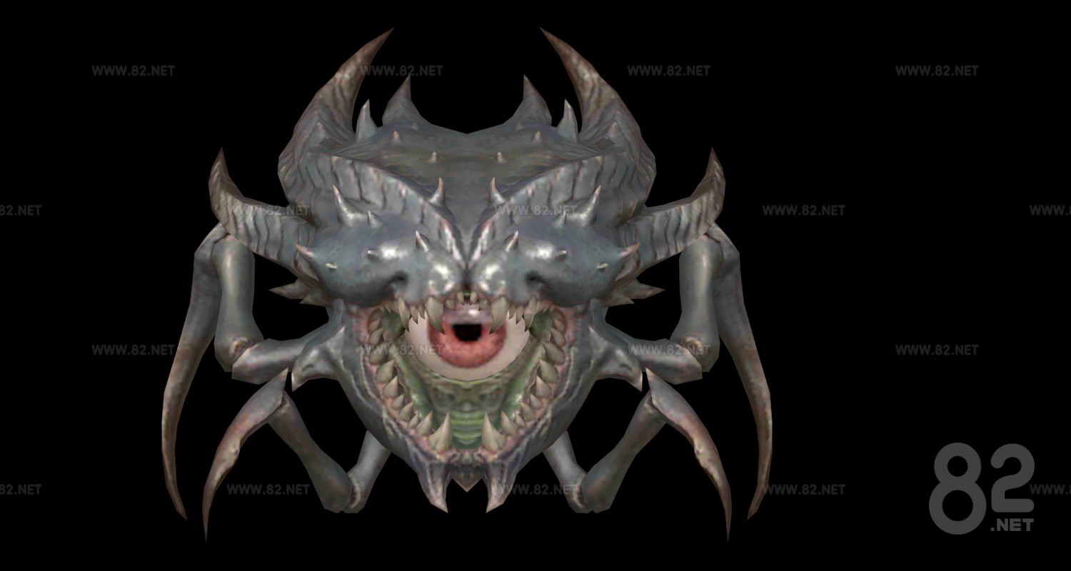 The one-eyed alien crab BOSS 3d Model fbx | 82Models