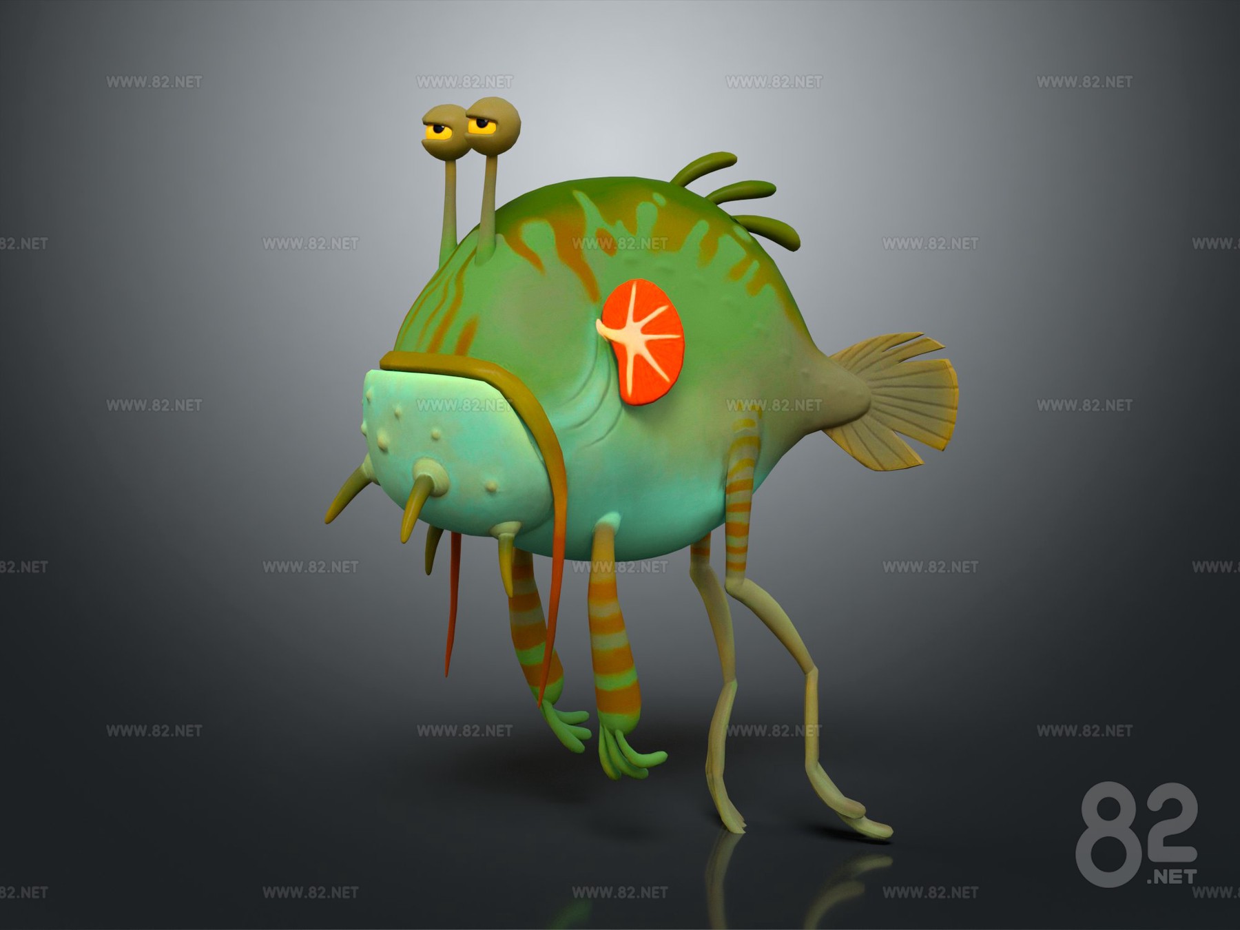 Extraterrestrial fish 3d Model max | 82Models