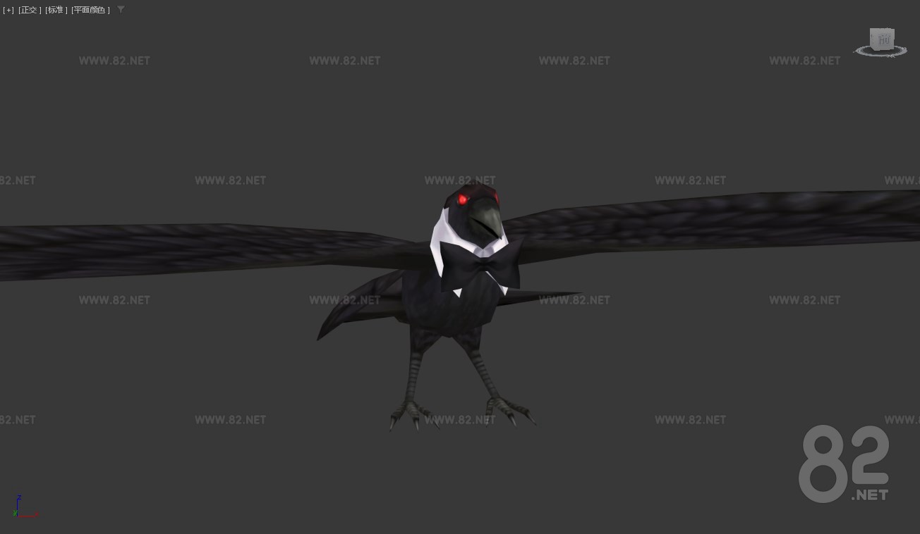 Crow Cartoon Crow 3d Model fbx | 82Models