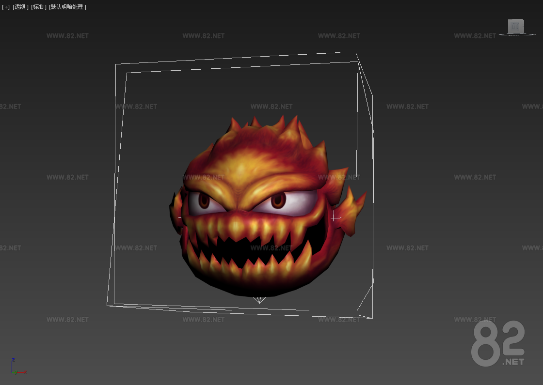 Fireball Ghost, Monster, Cartoon 3d Model fbx | 82Models