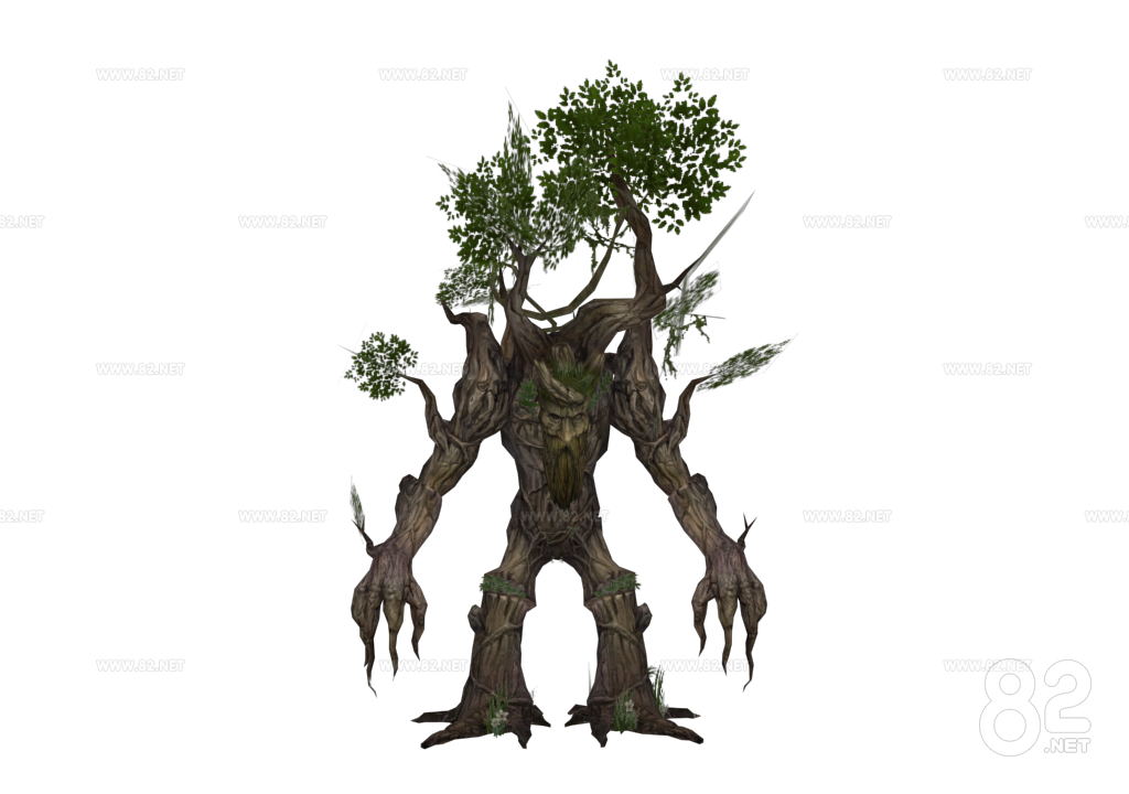 Tree Demon West Magic 3d Model fbx | 82Models
