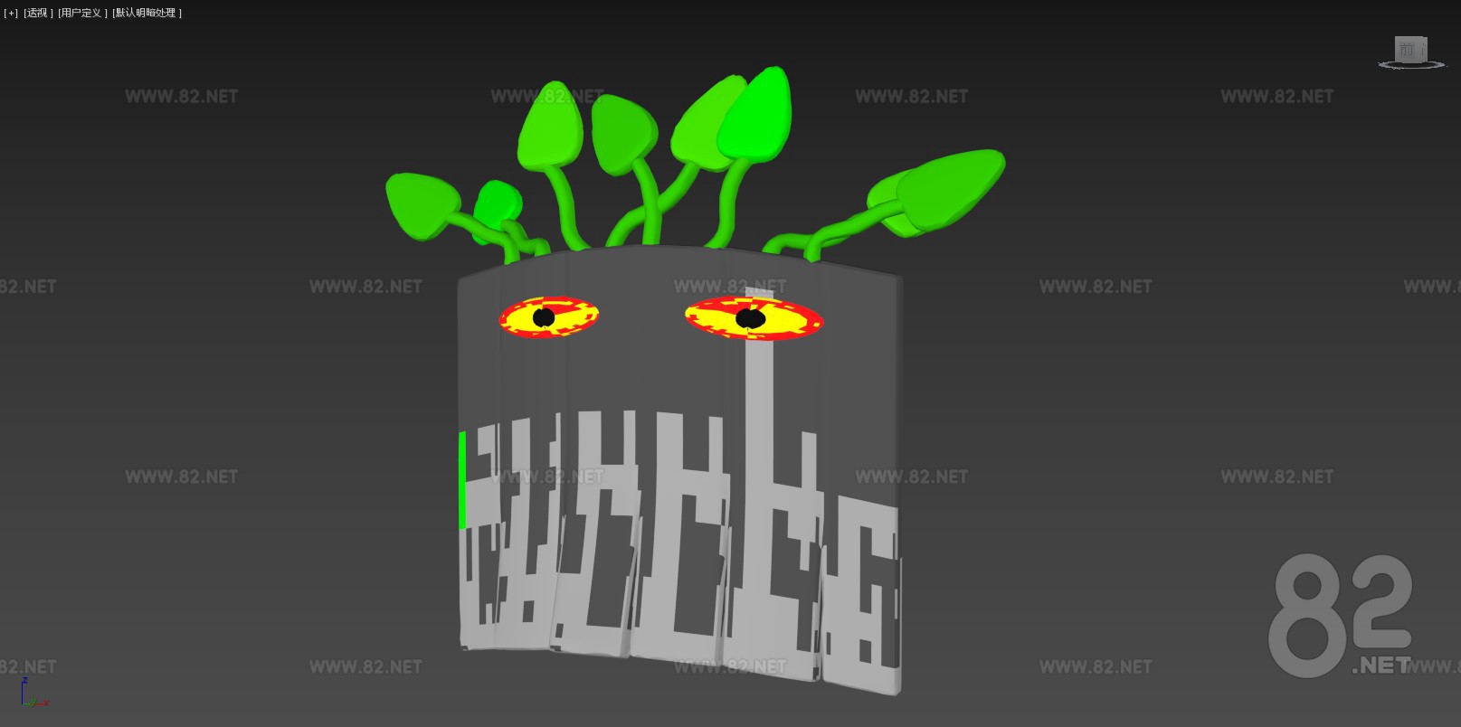 Potted Creeper 3d Model fbx | 82Models