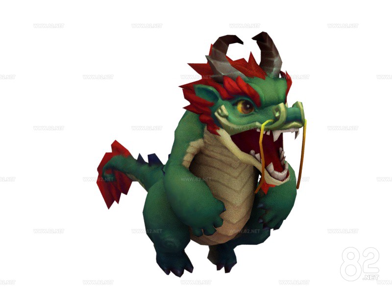 dragon figure 3d Model fbx | 82Models