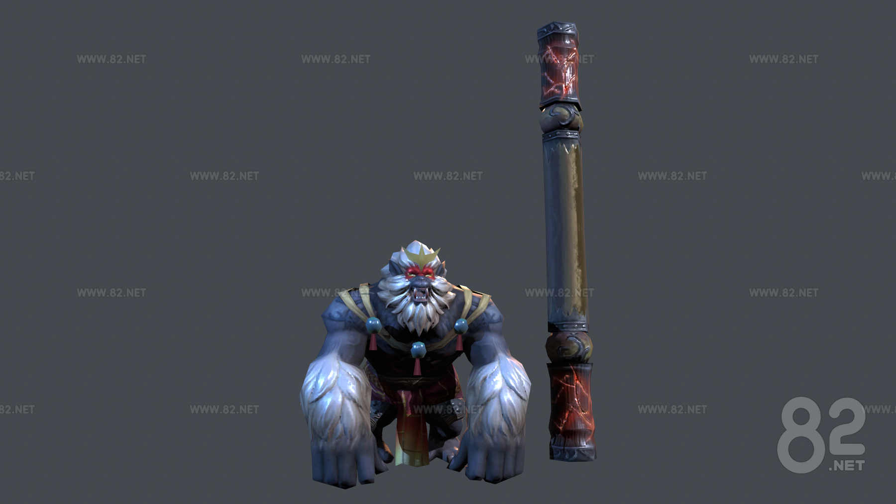 Ape Monster 3d Model fbx | 82Models