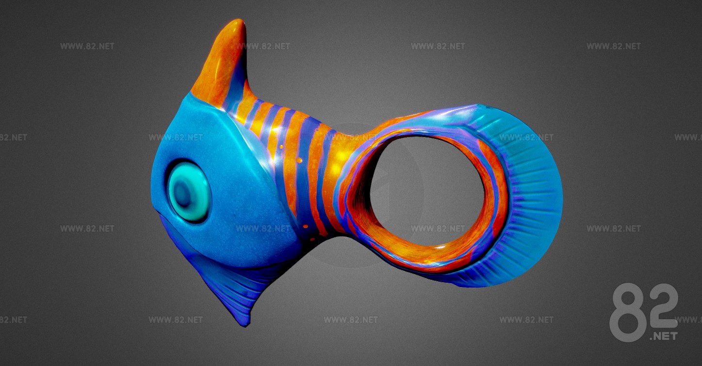 stylized fish strange fish 3d Model fbx | 82Models