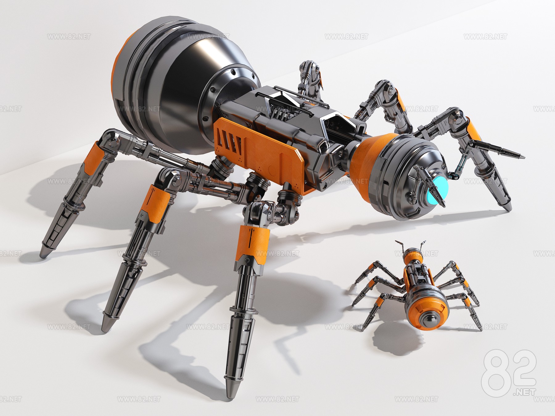 science fiction mechanical ant 3d Model max | 82Models