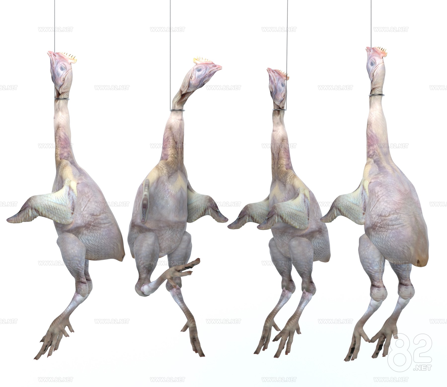 Sanhuang Chicken Chai Chicken Meat Food 3d Model max ma/mb obj fbx 3ds ...