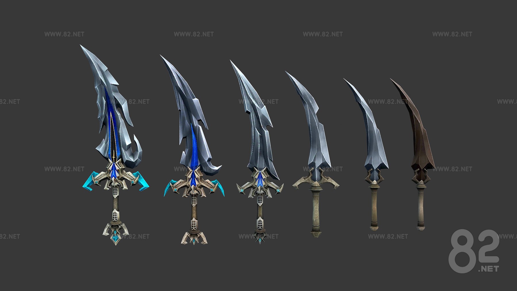 Blade of Illusion Magic Dagger 3d Model max fbx | 82Models