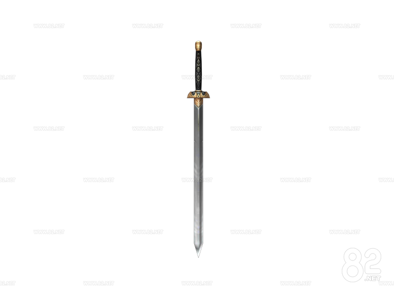 Cold Iron Sword National Wind Model 3d Model fbx | 82Models