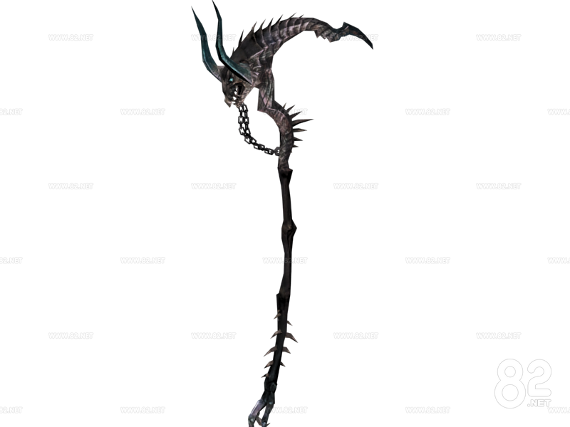 Monster sickle hand-painted model 3d Model fbx | 82Models