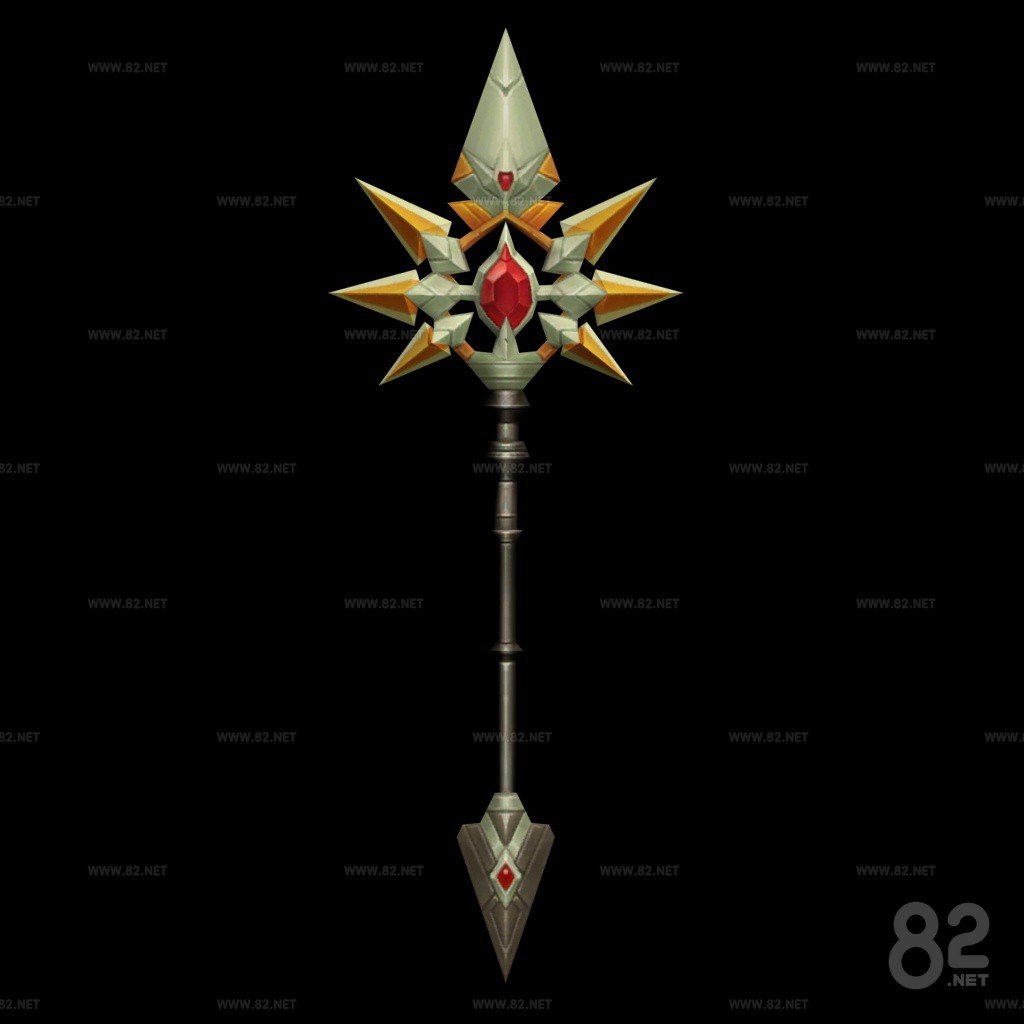 Technology Lance Game Weapons 3d Model fbx | 82Models
