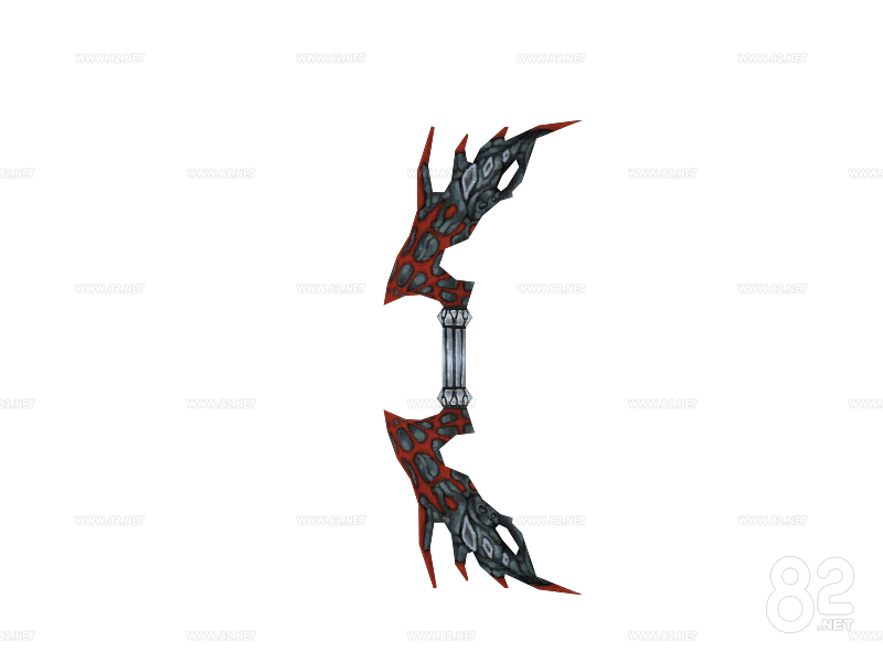Black Bow and Arrow Western Magic Style 3d Model fbx | 82Models