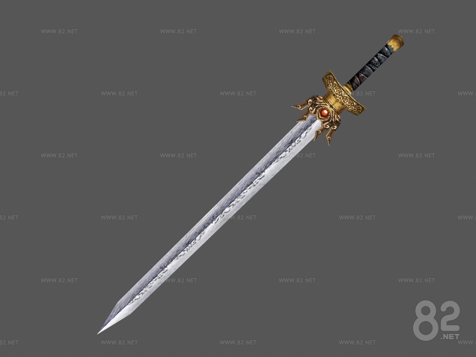 Xuan Iron Sword 3d Model fbx | 82Models
