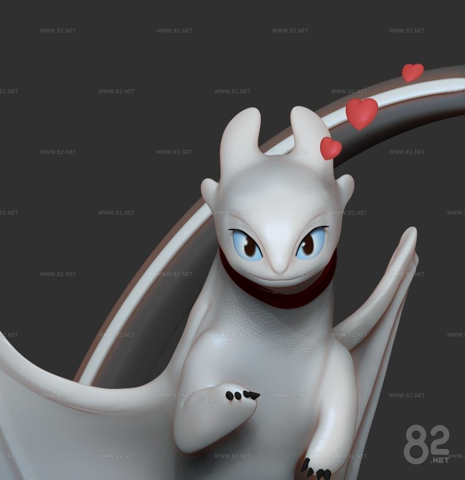 Light Fury 3d Model obj | 82Models