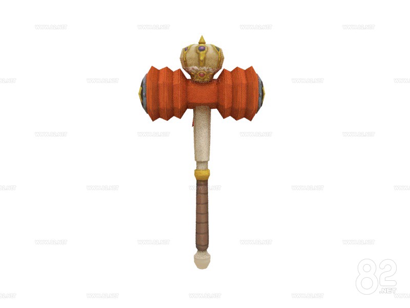 Bang Bang Hammer Game Weapons 3d Model fbx | 82Models