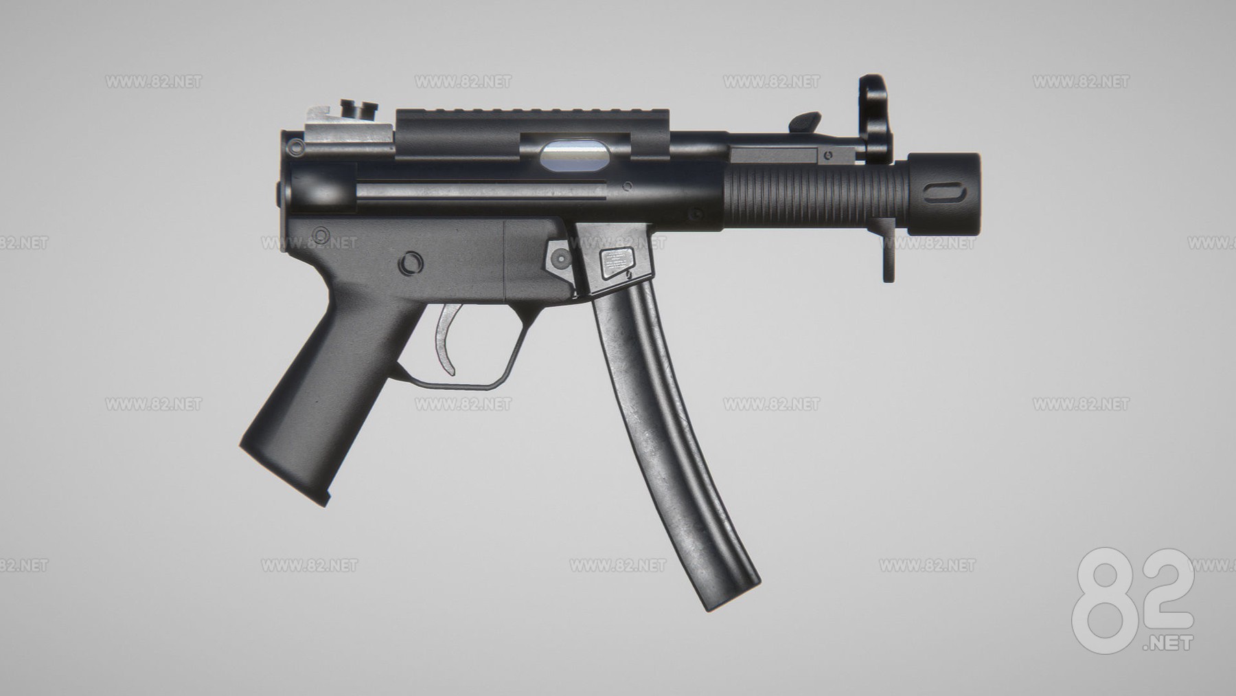 SP5K semi-automatic 9mm gun 3d Model fbx | 82Models