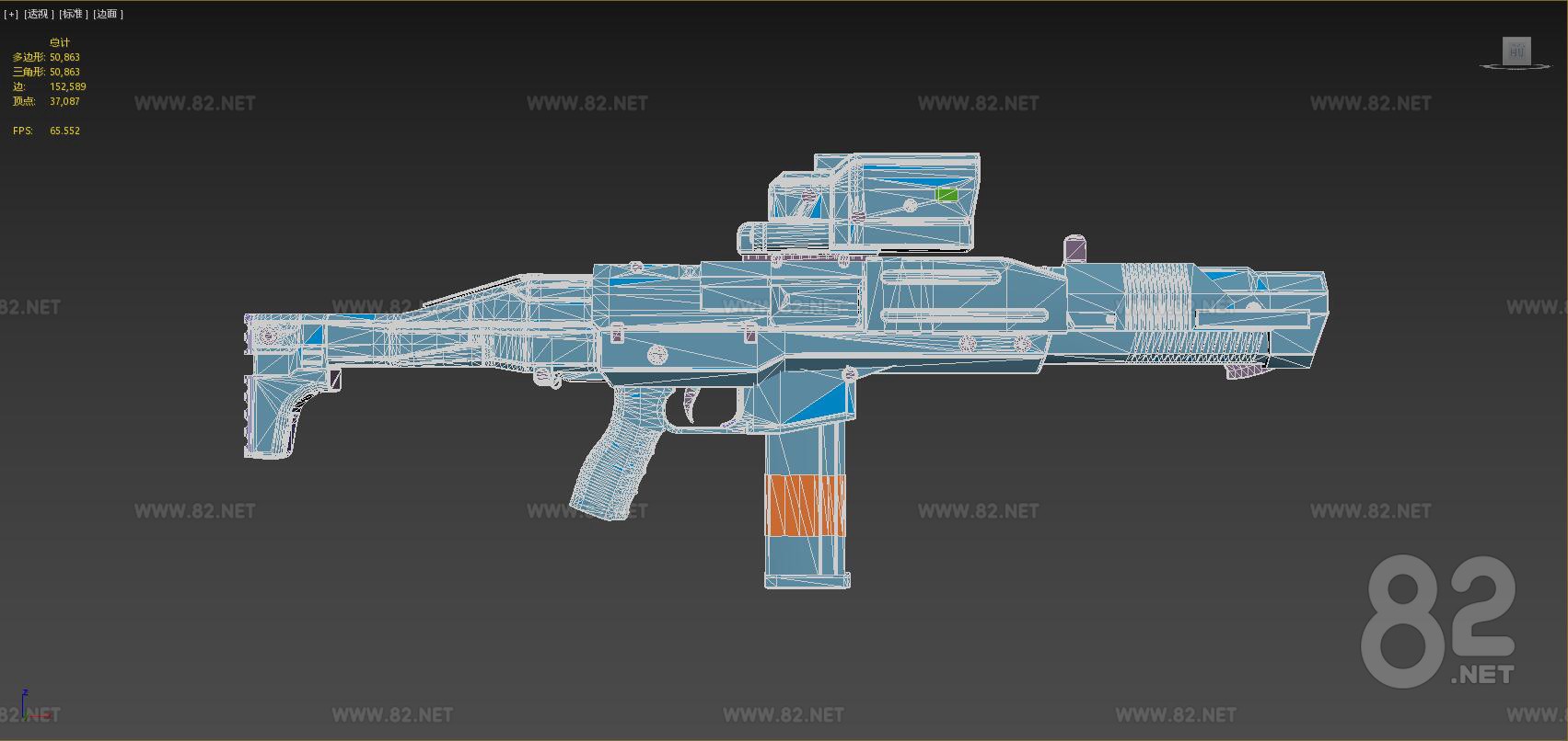 Sam's Rifle Times Realistic Firearms 3d Model fbx | 82Models