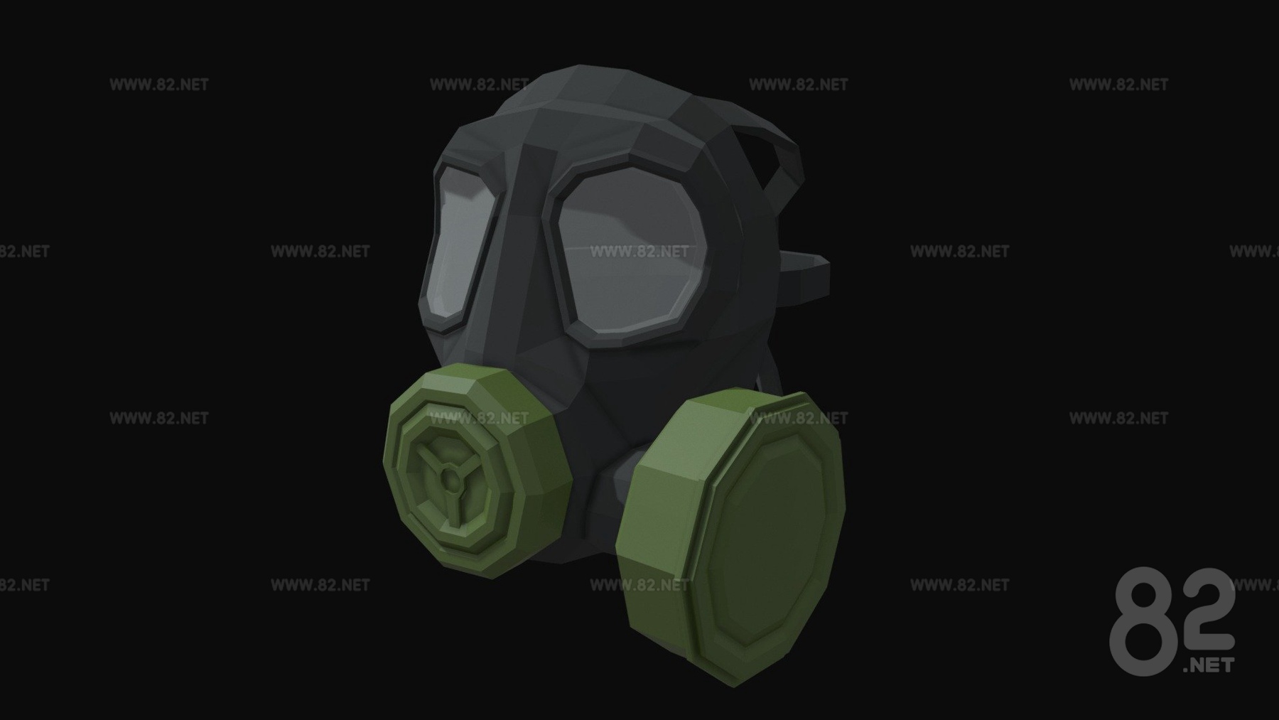 Gas Mask 3d Model max blend fbx glb skp | 82Models