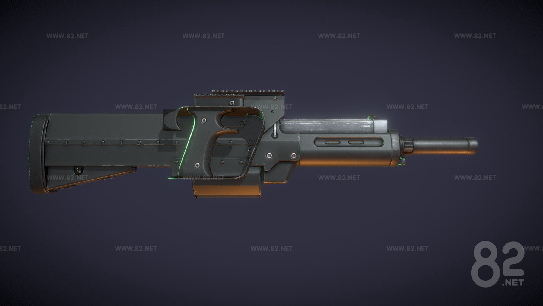 Revelation Weapon-Grenade Launcher 3d Model max blend fbx glb skp | 82Models