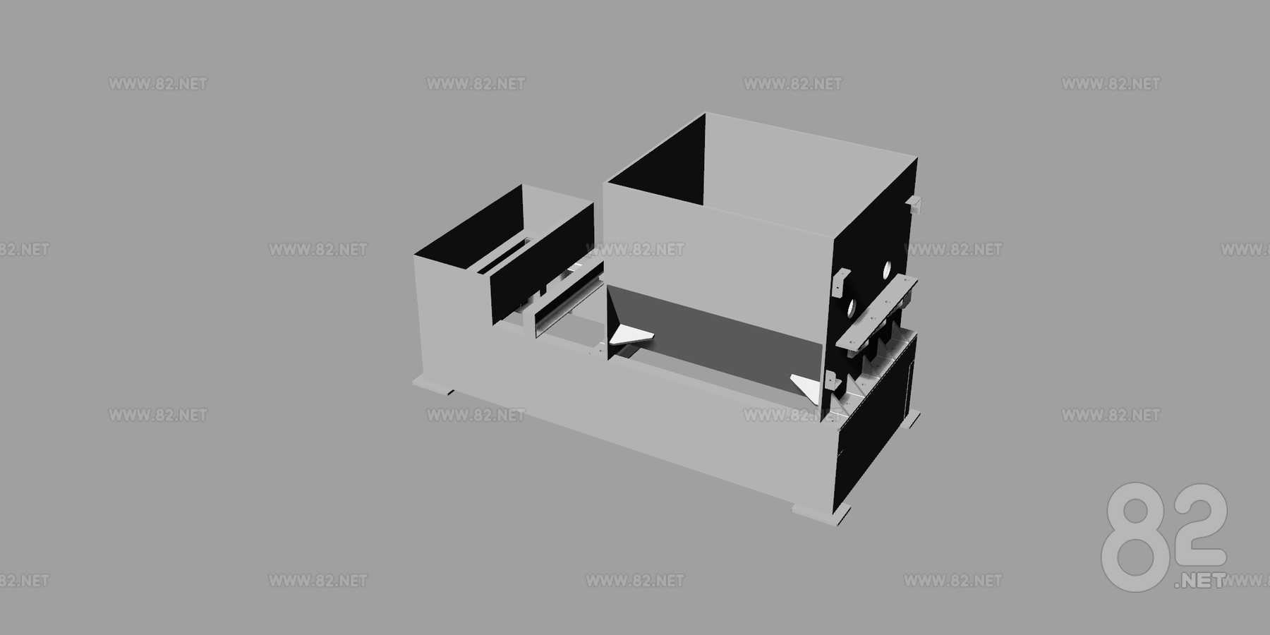 Crusher safety box 3d Model 3dm step/stp | 82Models