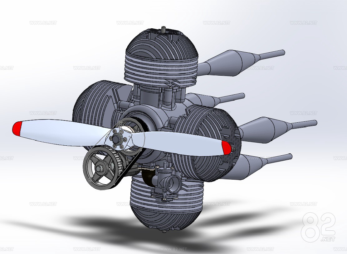 solidworks2015 Design of 3D Modeling Drawing for X-Engine Aero Engine 3d Model step/stp | 82Models