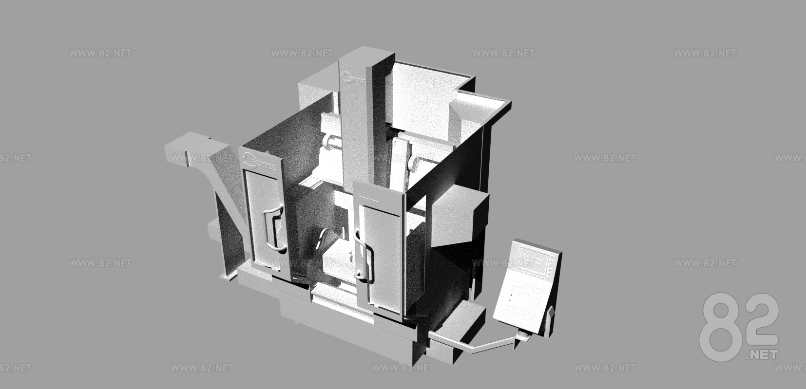 machine tool numerical control machinery 3d Model 3dm | 82Models