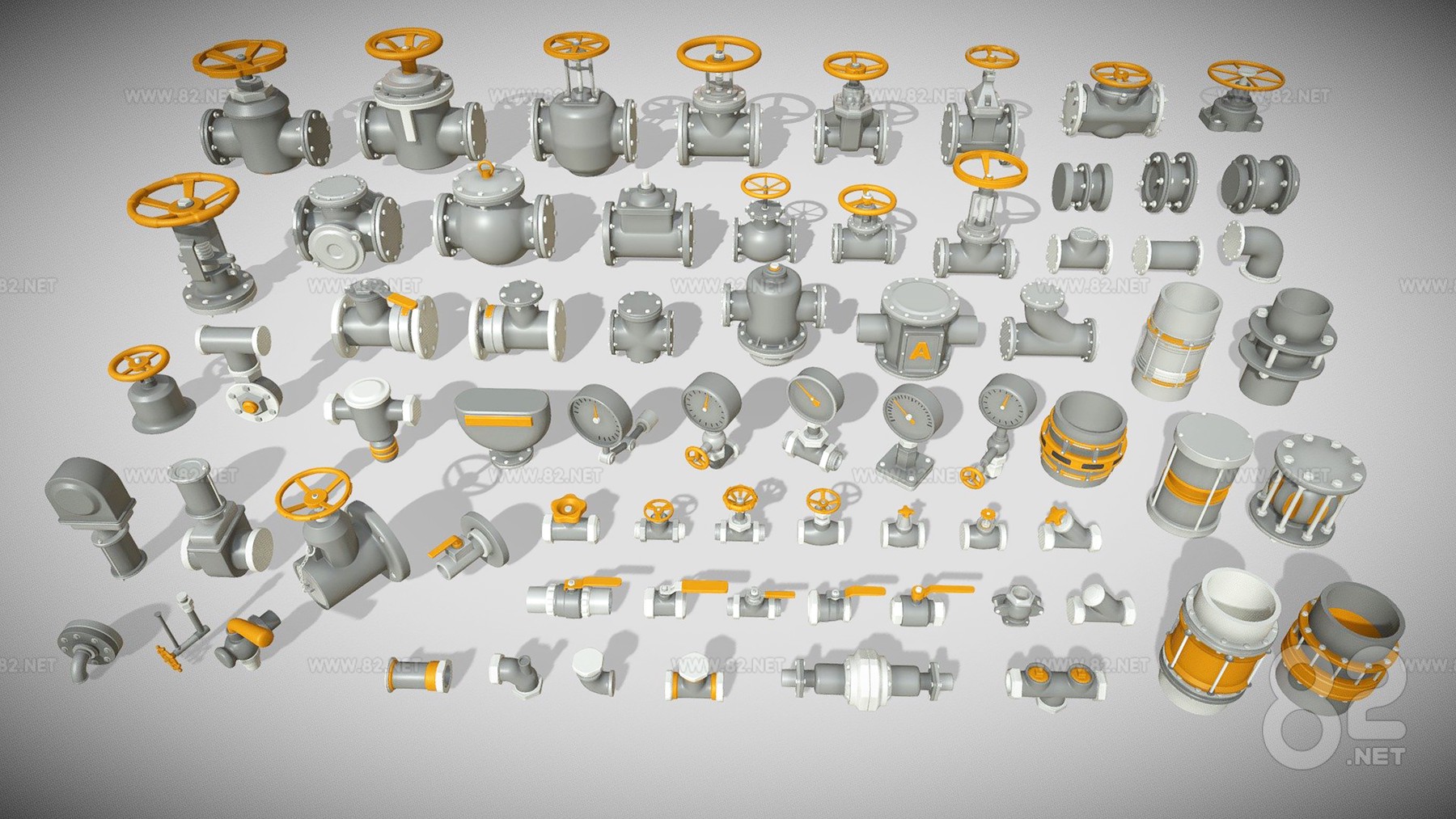 Water pipe valve 3d Model max | 82Models