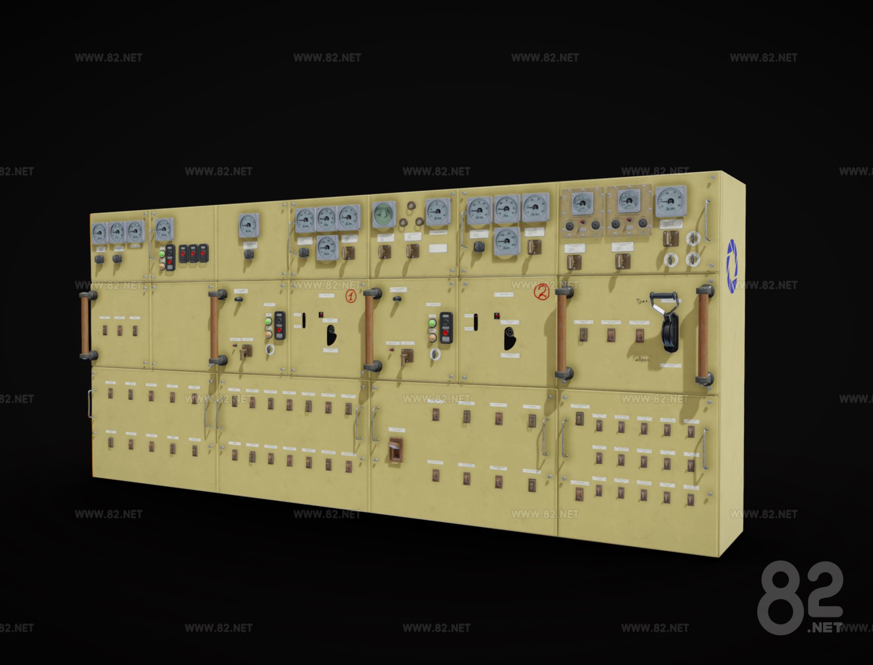 Control Panel s Control Panel 3d Model fbx max ma/mb | 82Models