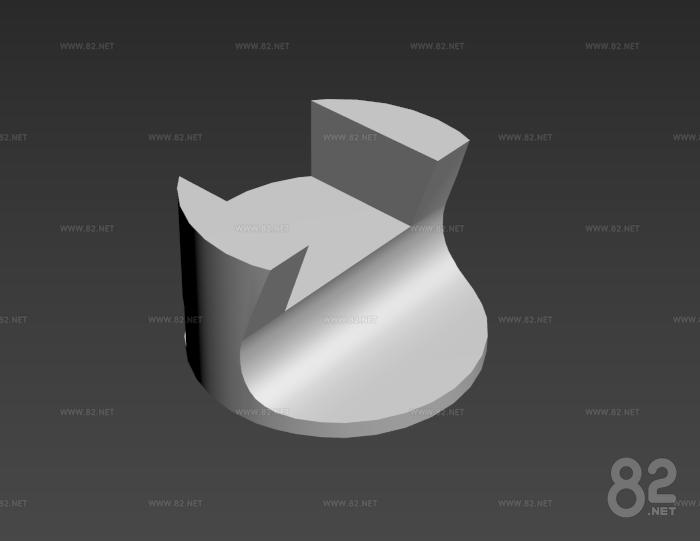 Circle for science fiction style 3d Model fbx | 82Models