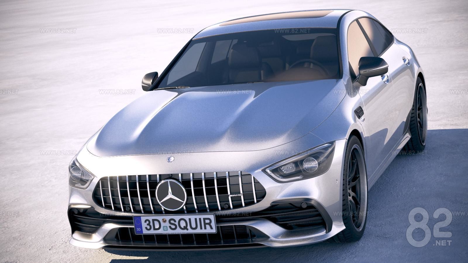 Mercedes AMG 3d Model max fbx | 82Models