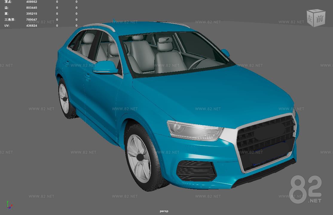 Audi Q3 3d Model fbx ma/mb | 82Models
