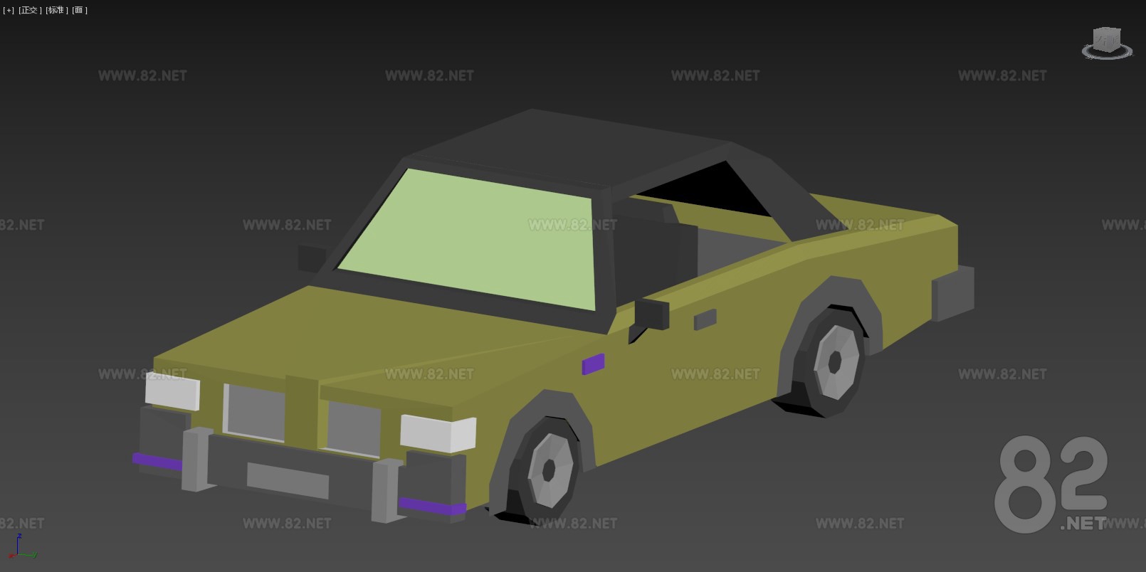 Convertible Cartoon 3d Model fbx | 82Models