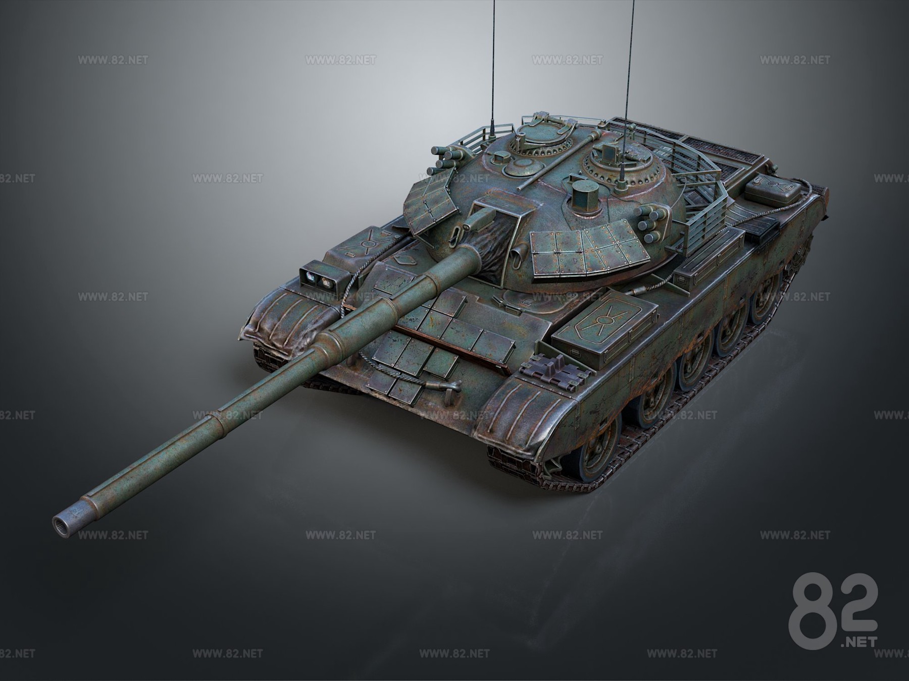Type 59 Tank 3d Model max | 82Models