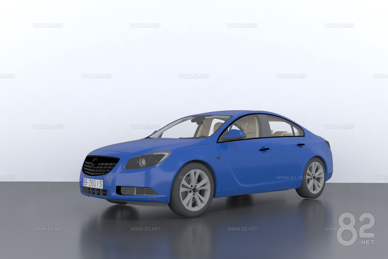 Blue Car 3d Model max | 82Models