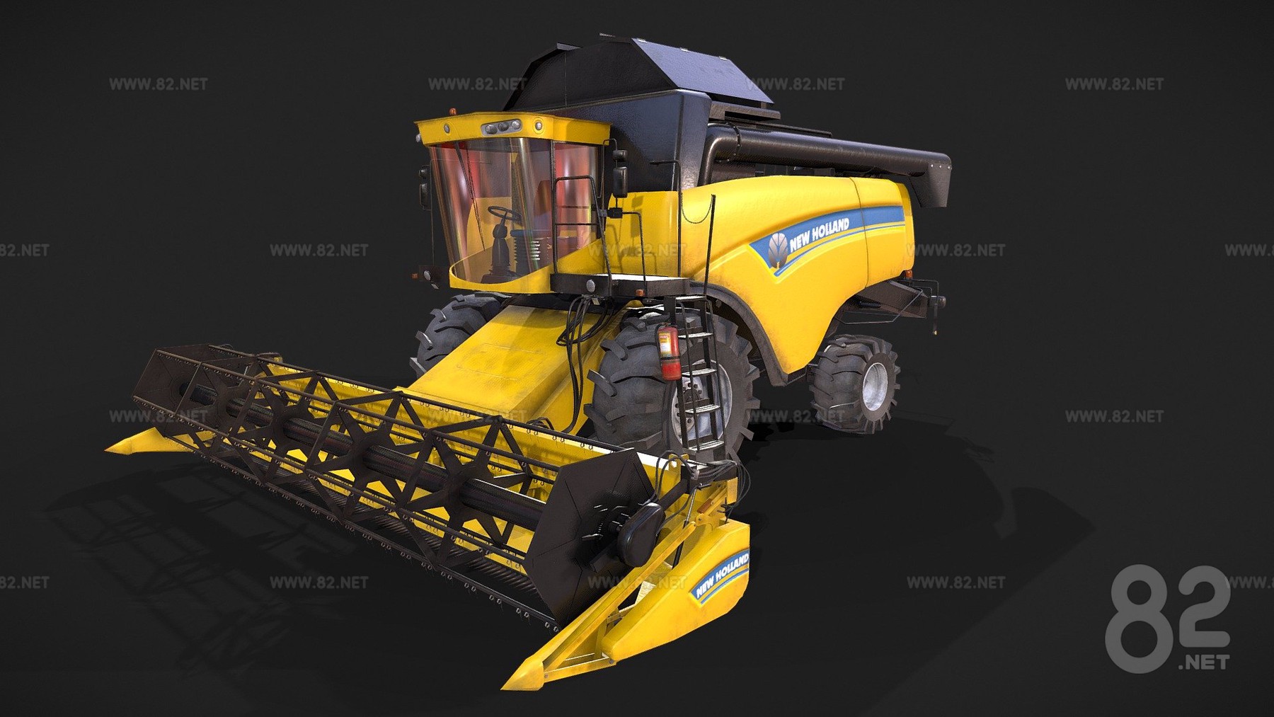 Harvester agricultural machinery 3d Model max blend c4d fbx | 82Models